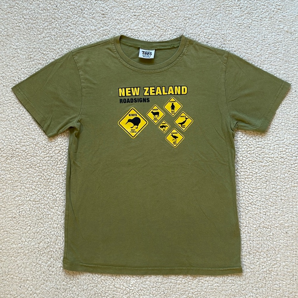 Vintage/Y2k New Zealand Road Signs Earth Tone Nature … - Gem